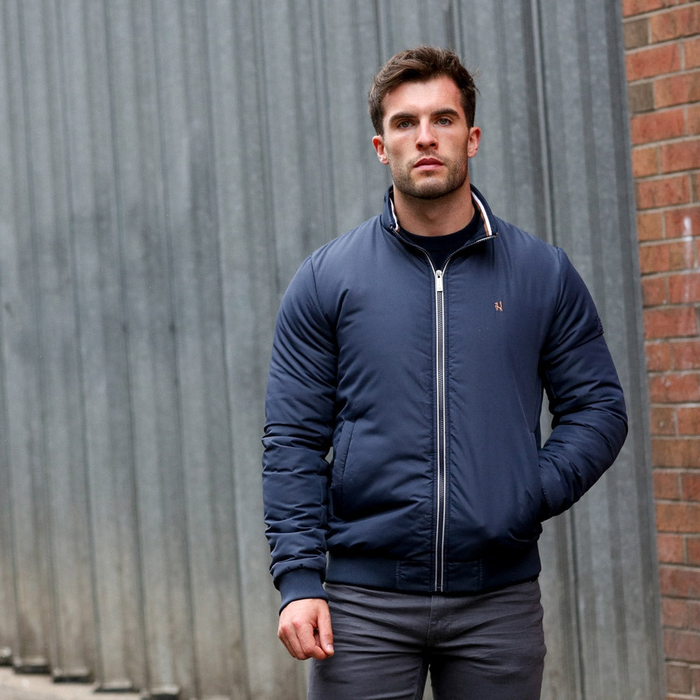Liam Navy Jacket – MJ's Menswear Derry