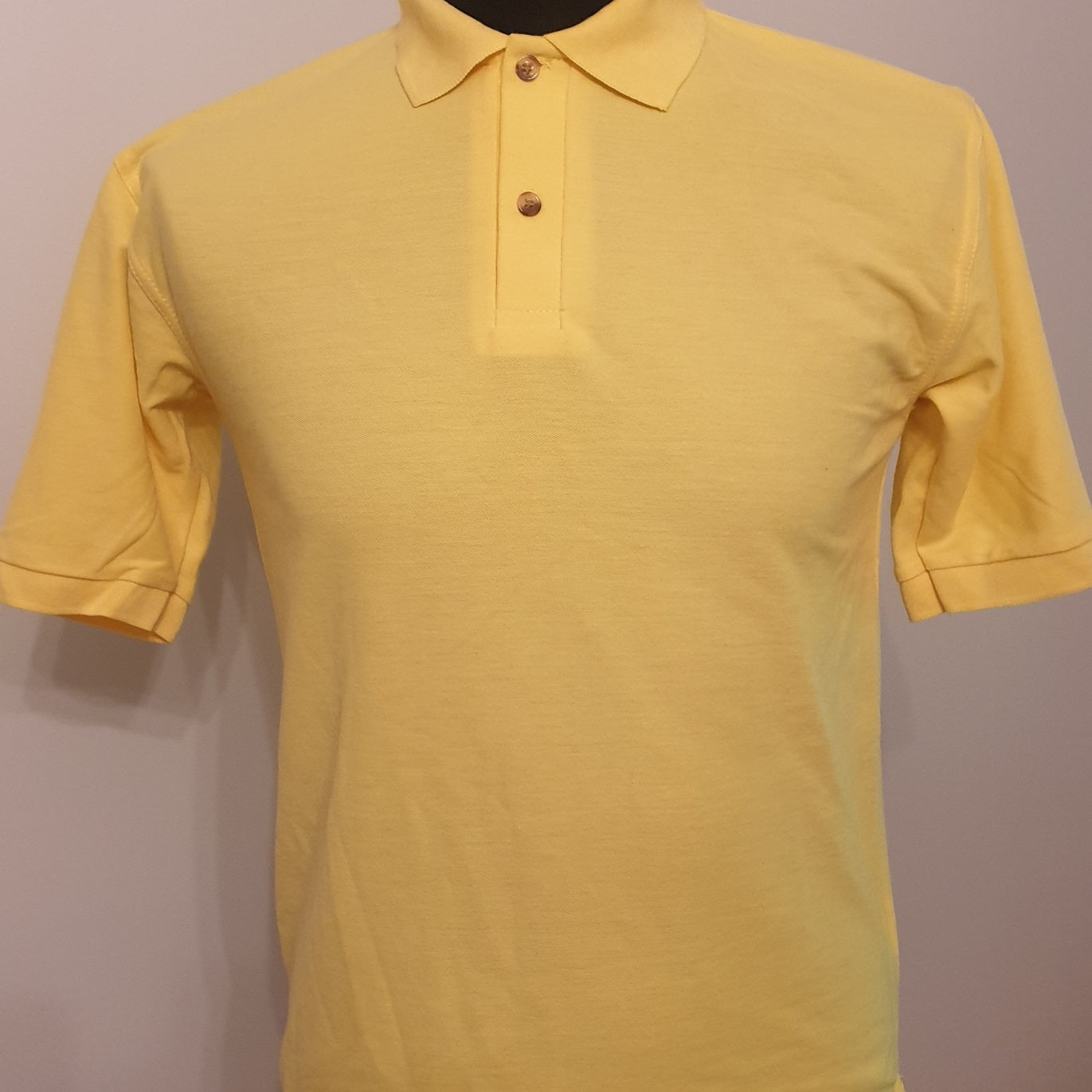 Plain yellow polo – MJ's Menswear Derry